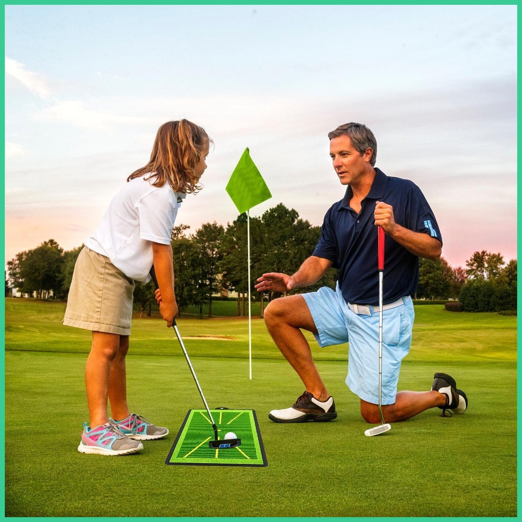 Golf Swing Mat Path Feedback Golf Practice Mat Golf Hitting Mat With ...