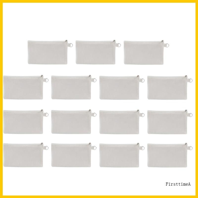 Fir 15Pieces Portable Sublimation Bags DIY Friendly Canvas Storage ...