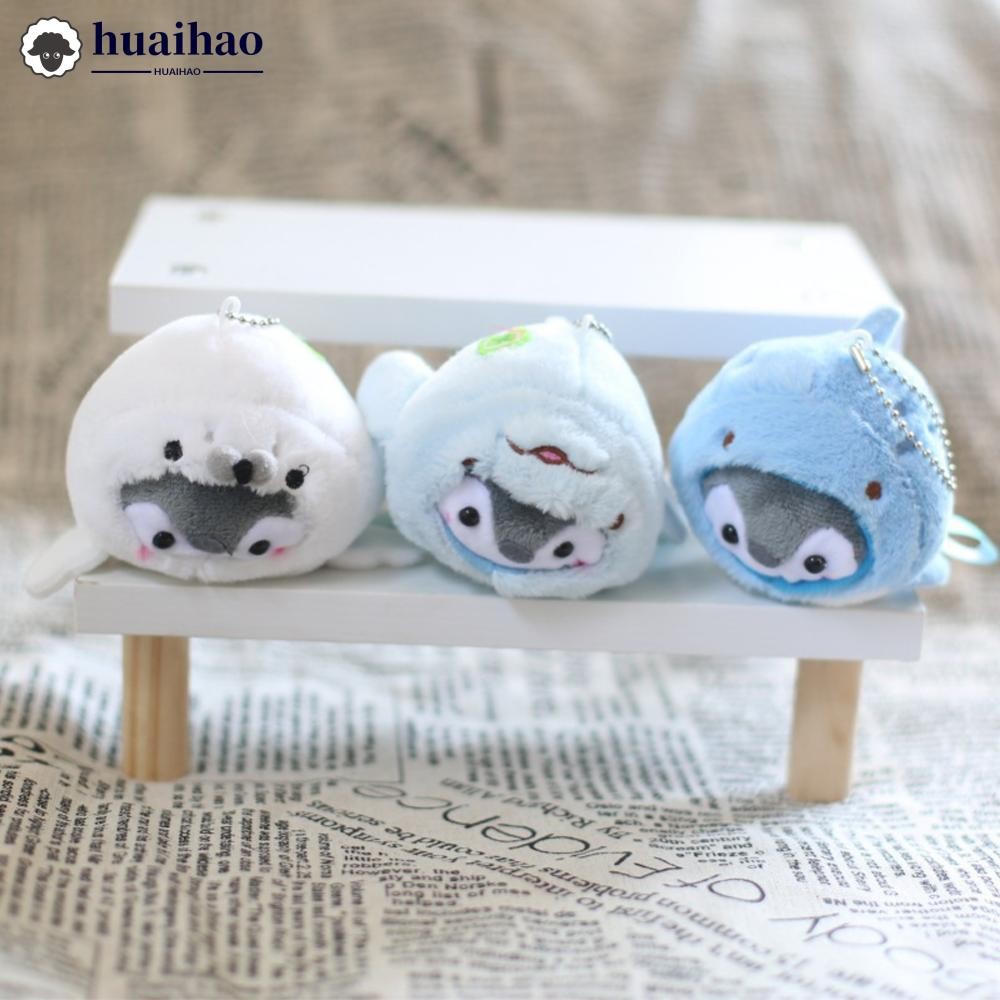 HUAIHAO Cute Penguin Pendant Plushie Transforms into Seal Sea Lion ...