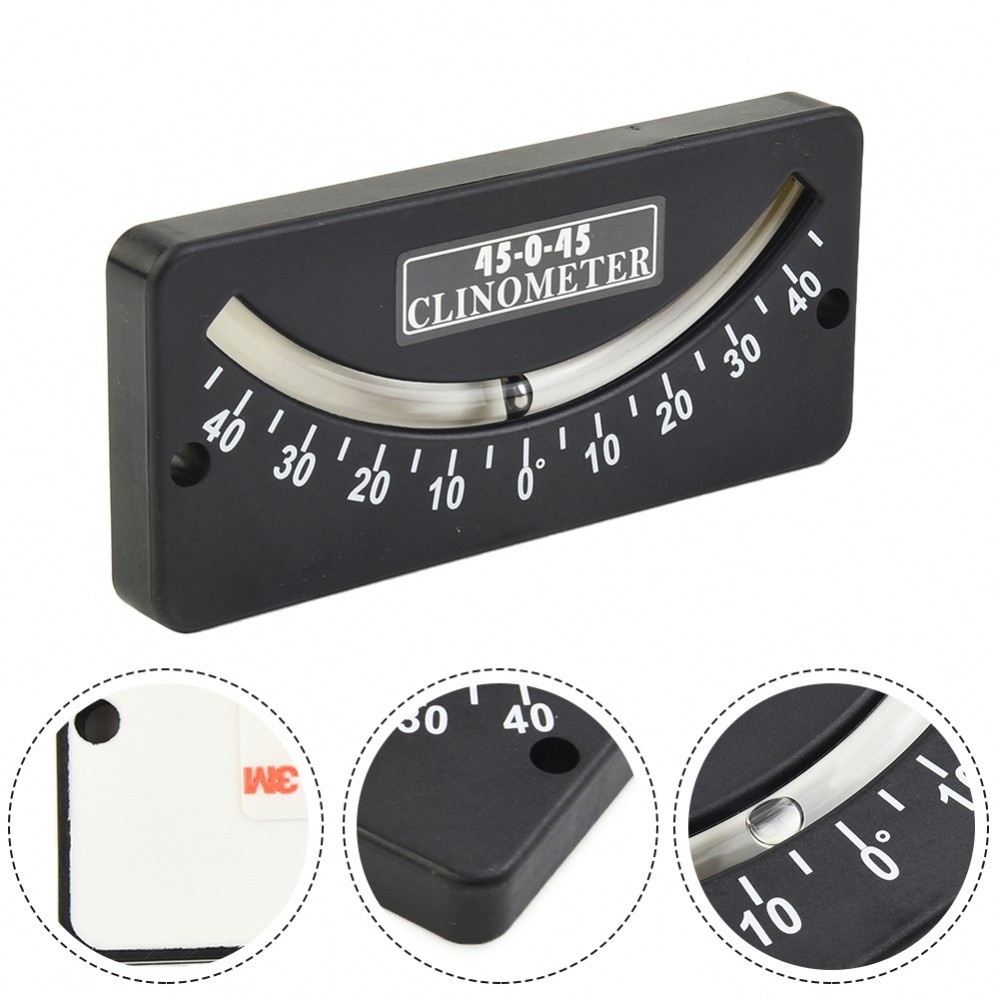 Inclinometer Protractor 25-0-25 Inclinometer ABS Slope Locator Slope ...