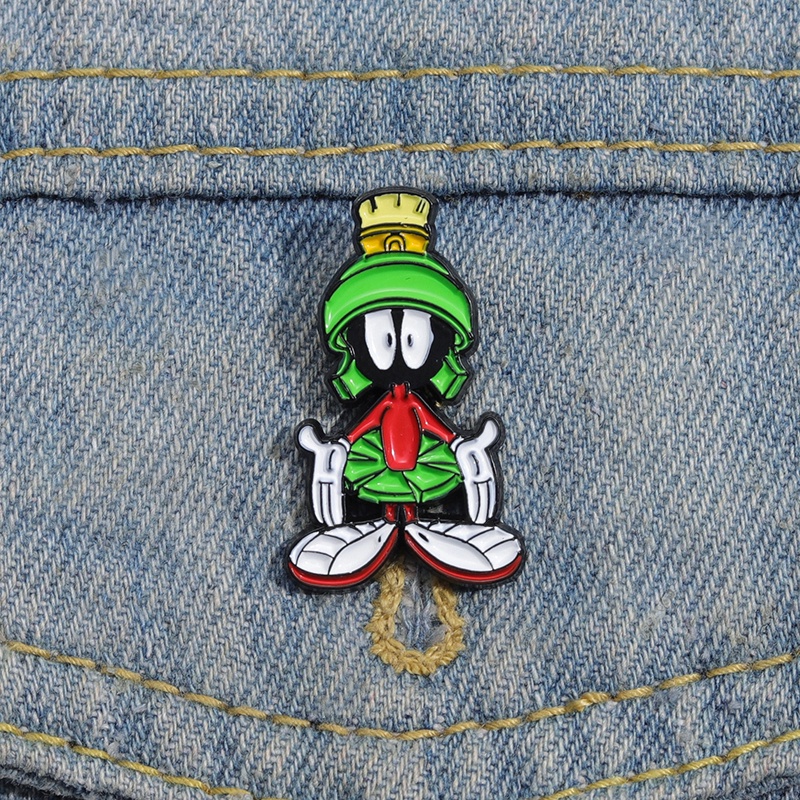 Marvin The Martian Enamel Pins Cartoon Movie Looney Tunes Badges Lapel ...