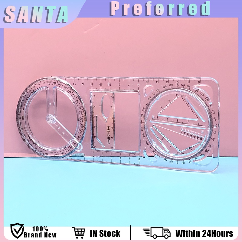 Mathematics Ruler Geometric Ruler Multifunctional Drawing Ruler ...