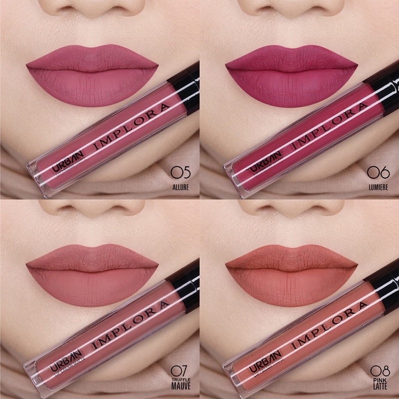 Implora Urban Lip Cream Matte Velvet (lipcream Lipstick Lipstick ...