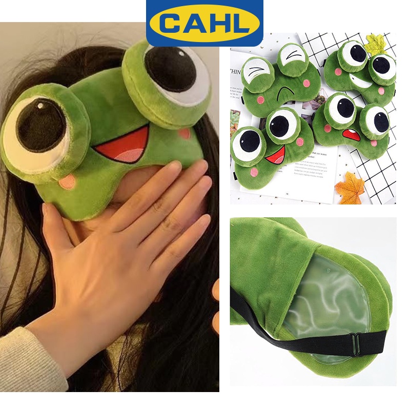 Frog Eye Masks 3D Sleep Masks Funny Sleeping Masks Cute Animal Plush ...