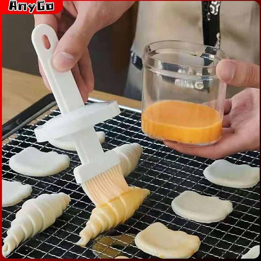 AnyGo Oil Brush Cooking Baking BBQ Silicone Oil Bottle Grilling Tools ...