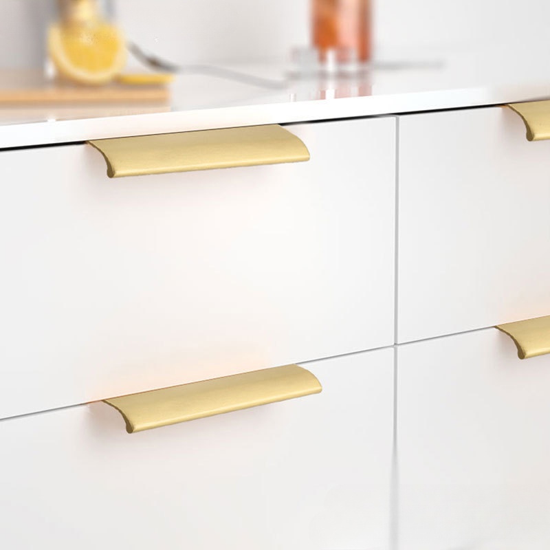 Minimalist Brass Handle Drawer Handles And Knob Long Cabinet Door ...