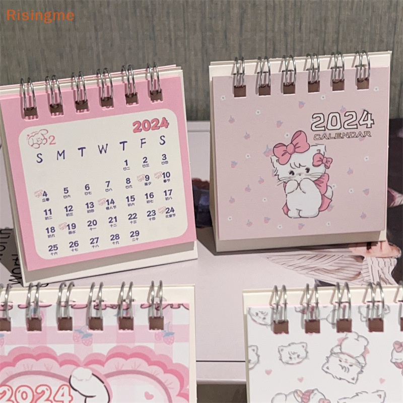 Desk Calendar Cat Calendar 2025-2026, Printable Mini Calendar & DIY Pet ...