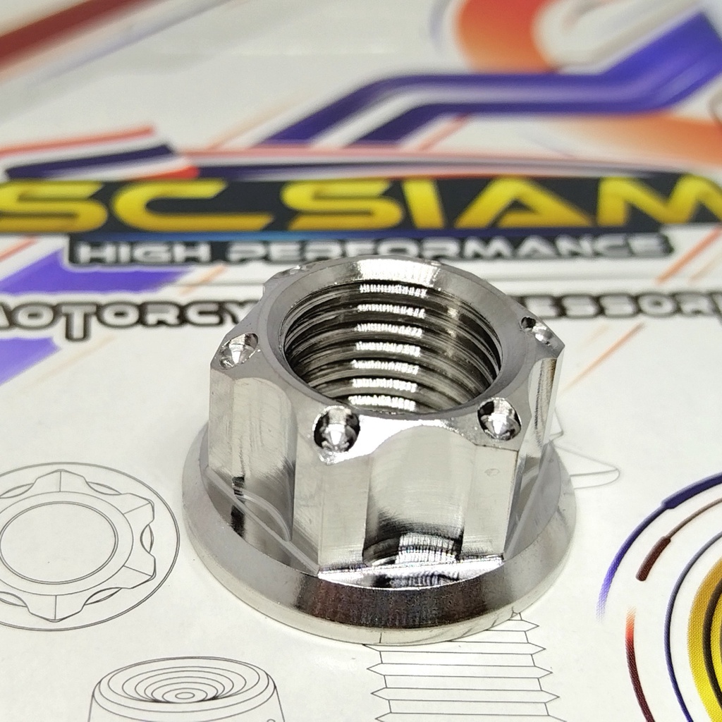 (PER PC) SC SIAM STAINLESS NUT CNC #19 HIGH QUALITY MADE IN THAILAND ...