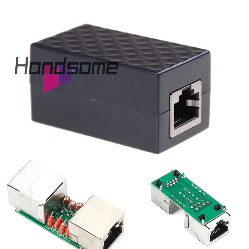 Handsome- RJ-45 Arrester Adapter Ethernet Surge Protector Network ...