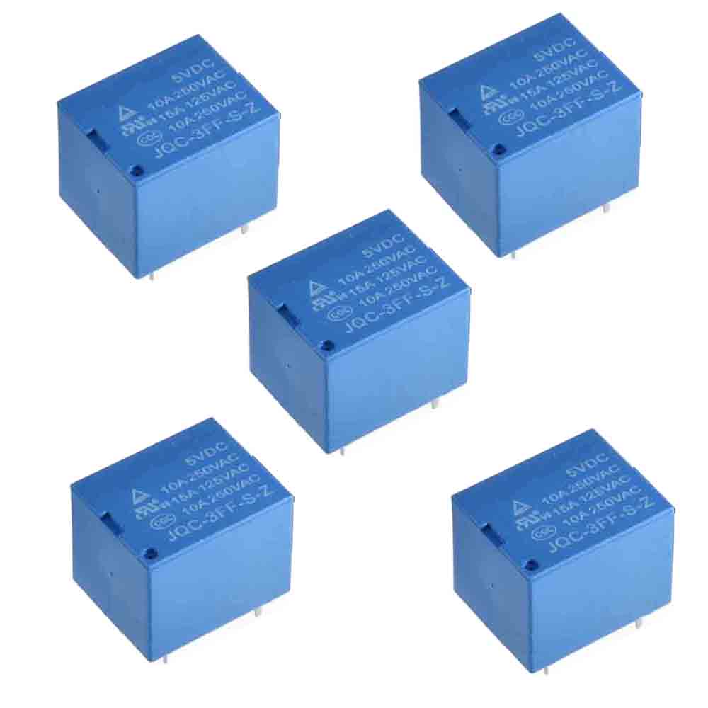 5pcs Relay SRD-05VDC-SL- SRD-12VDC-SL-C SRD-24VDC-SL-C 5PINS 5 Pin 5V 24V 12V 10A 250VA | Shopee ...