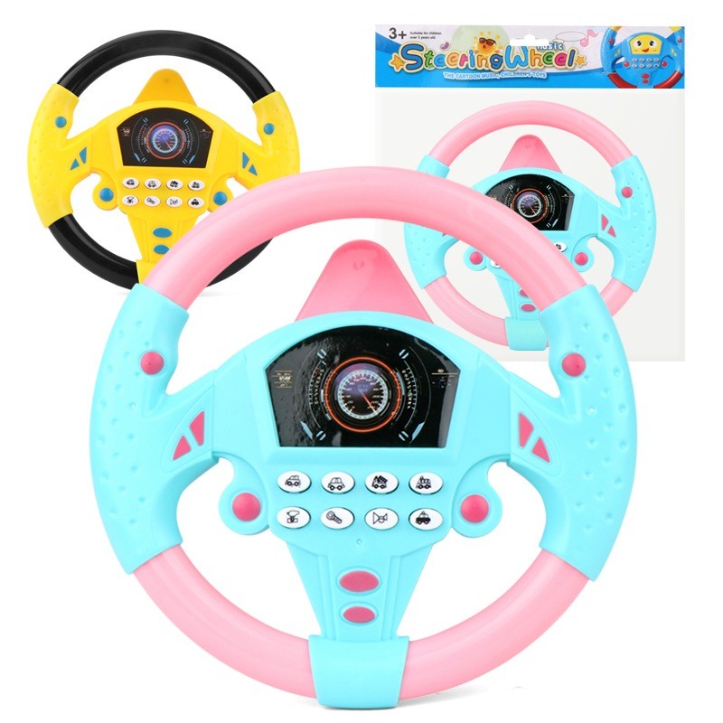 Infant Shining Eletric Simulation Steering Wheel Toy with Light Sound ...