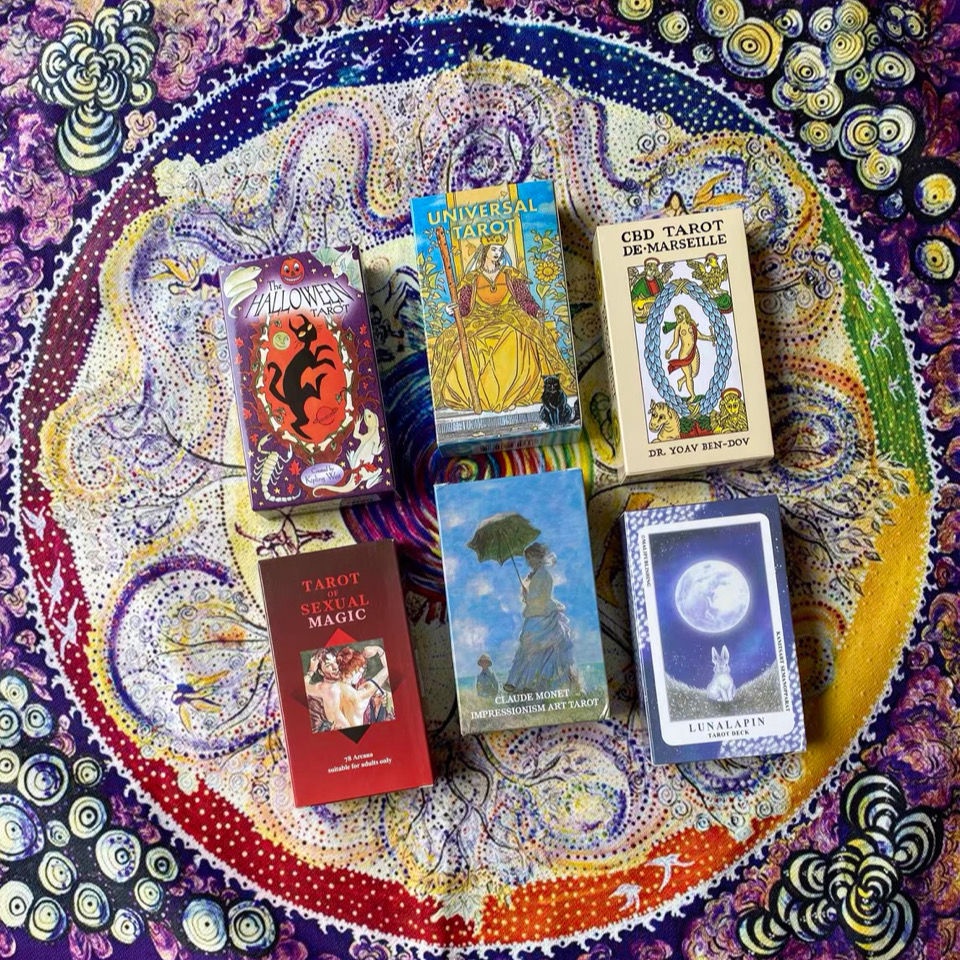 Collection Large Size Tarot Card Oracle Card Prismatic Sexy Magic Cute ...