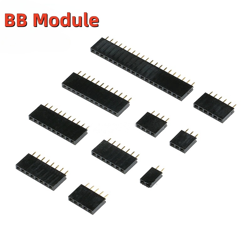 10PCS 2.54mm Pin PCB Board Stright Female Single Row Pin Header Strip ...