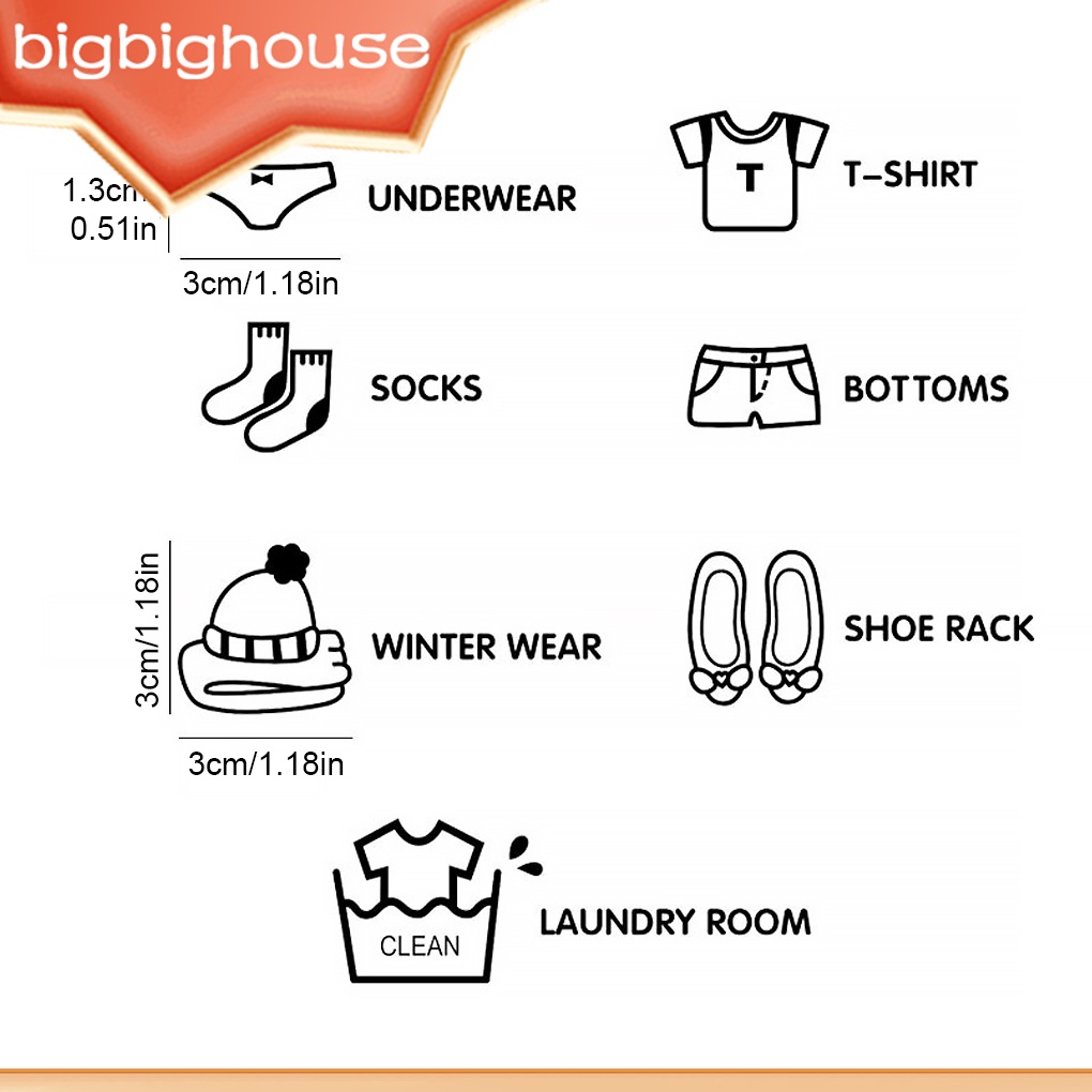 Wardrobe Sticker DIY Self-adhesive Bedroom Drawer Closet Decal Children ...