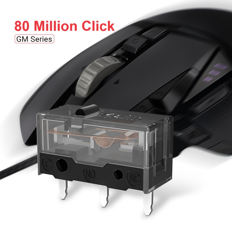 Kailh GM4.0 GM8.0 Red Mouse Micro Switch Micro Button Gold Contactor 60 ...