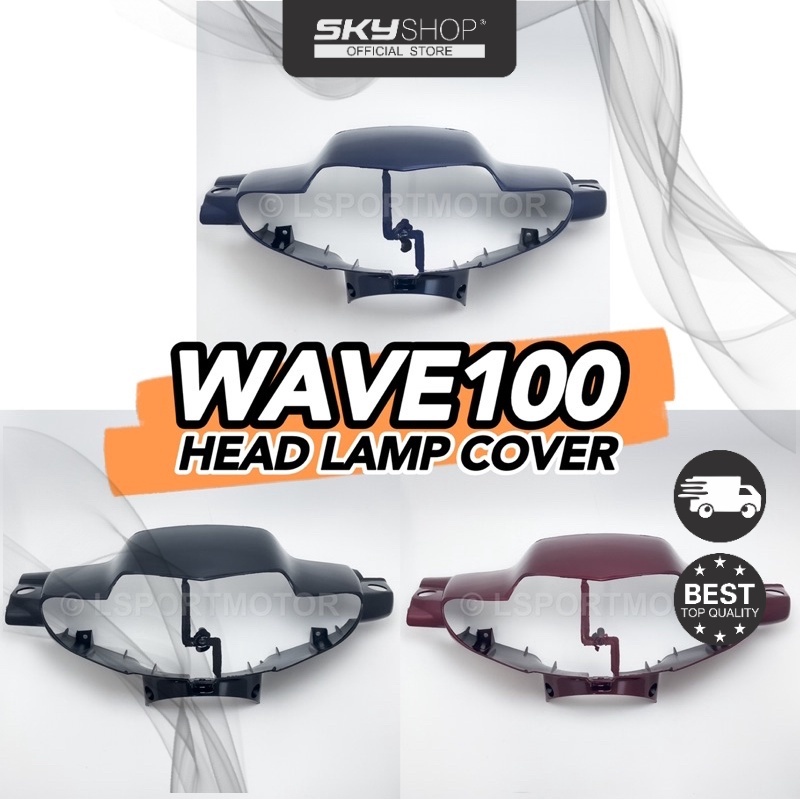 HONDA WAVE100 HEAD LAMP COVER HANDLE UPPER FRONT DEPAN COVER W100 WAVE ...