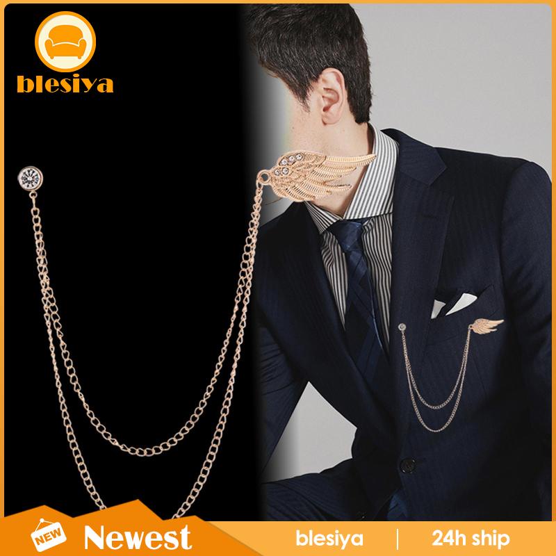 [Blesiya] Angel Wing Brooch Suit Brooch Party Prom Fashion Suit Shirt ...