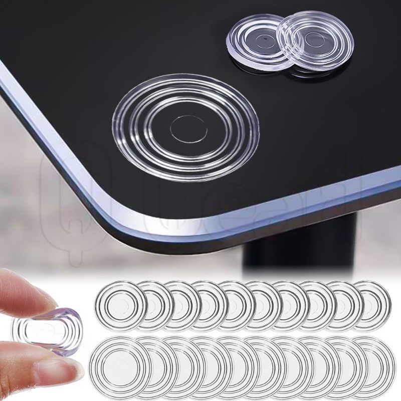 10Pcs Glass Table Top Anti Slip Pads / Furniture Anti-skid Rubber ...