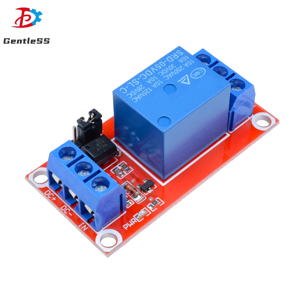 DC 5V Relay Module 1 Channel Relay Switch Relay Board with Optocoupler ...