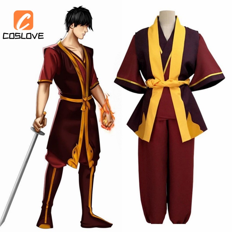 Avatar The Last Airbender Zuko Cosplay Full Set Costume Prince ...