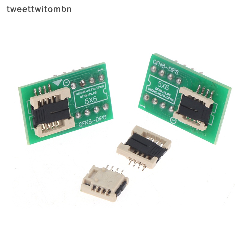 tweettwitombn DFN8 WSON8 MLF8 MLP8 QFN8 to DIP8 Adapter 6*5mm 6*8 IC ...