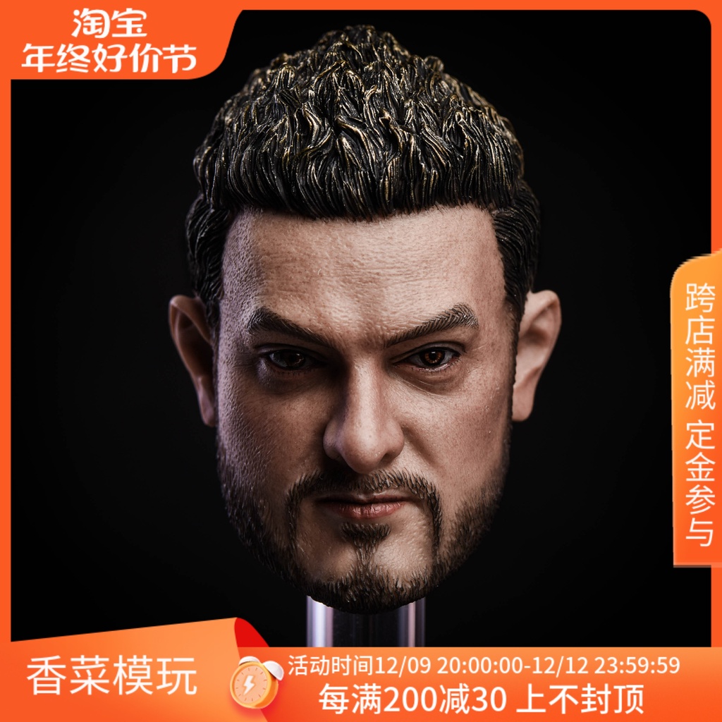 Indian Shadow Emperor Amir Khan 1/6 Soldier Doll Model Male Head ...