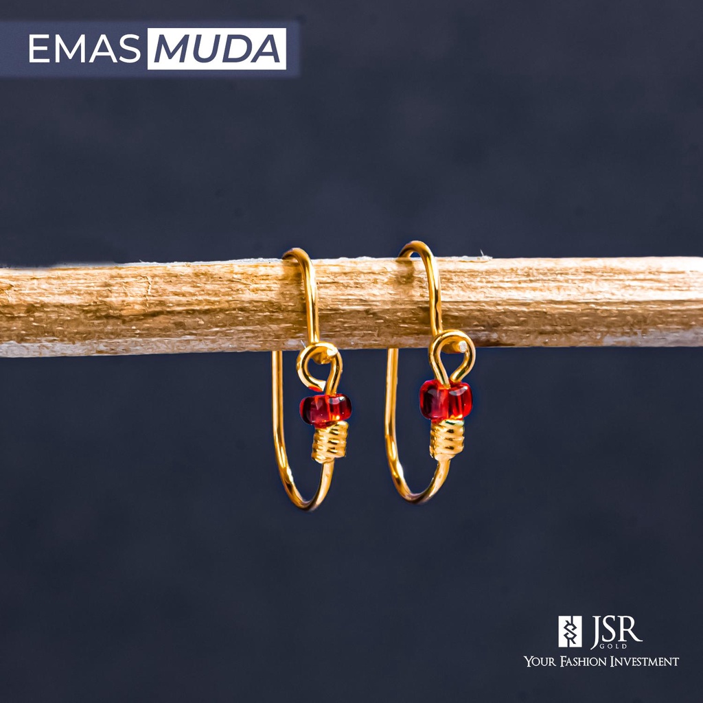 MERAH MATA Red Eye Earrings 0.50gr MD | Shopee Philippines