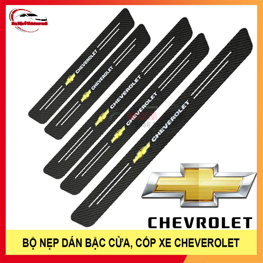 Set of 9 Anti-Scratch Stickers with CHEVROLET Logo to Protect Door ...