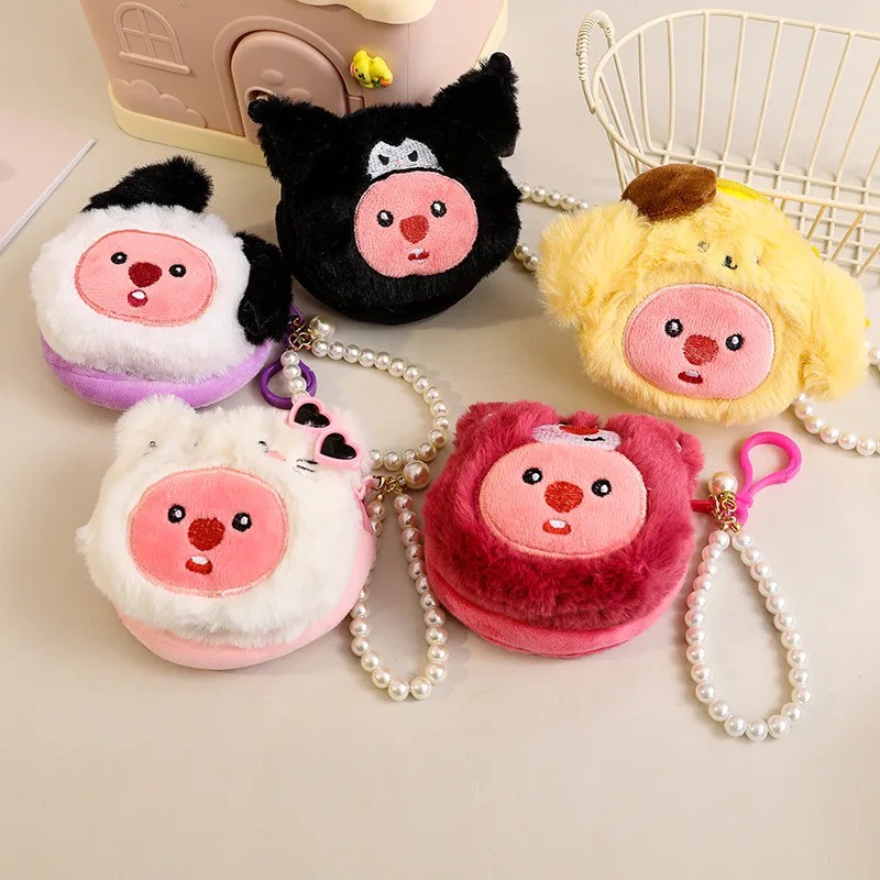 Hello Kitty Sanrio Kuromi Loopy Anime Kawaii Coin Purse Cute Cartoon ...