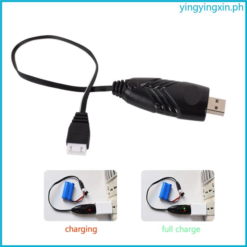 YIN USB Charger for DC 11 1V 500mA 4 Pin Plug for DC 5V 1-2A for RC Car ...