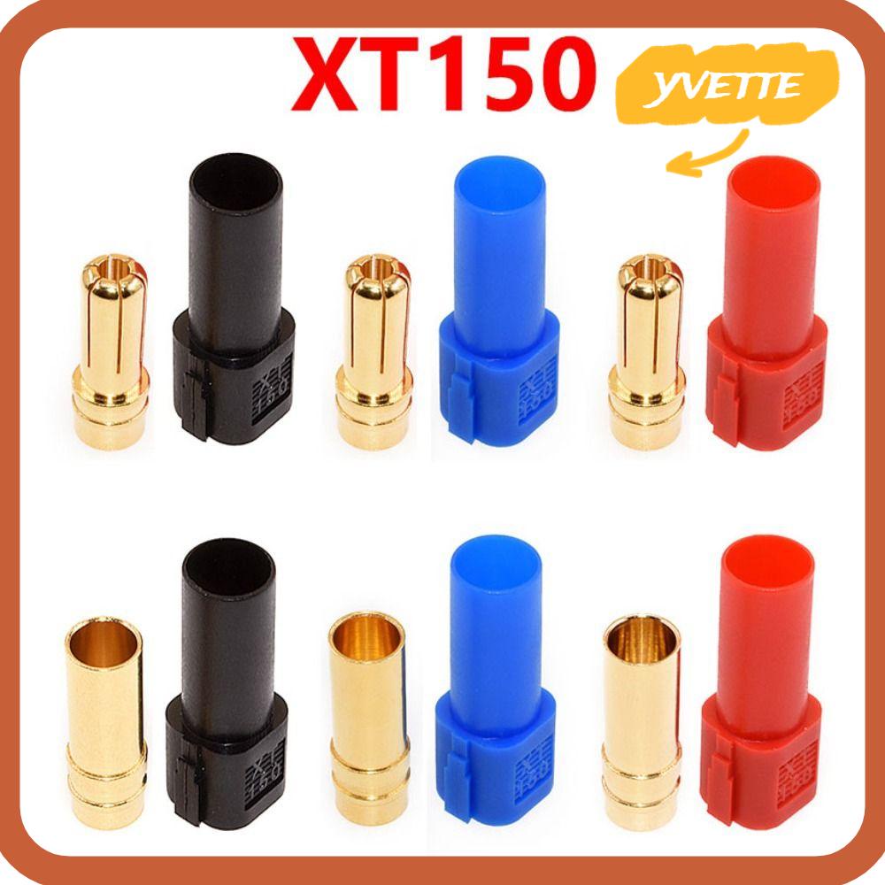 YVE 3 Pair XT150 Connector 6mm Banana Bullet Plug Male Female Interface ...