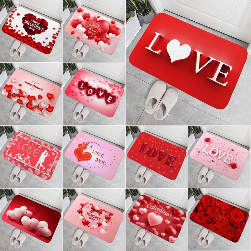 Valentine's Day Door Mat Love You Forever Practical Gifts for Friends ...