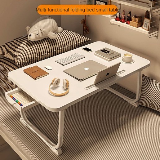Bed Desk Folding Small Table Heightened High School Student Online ...