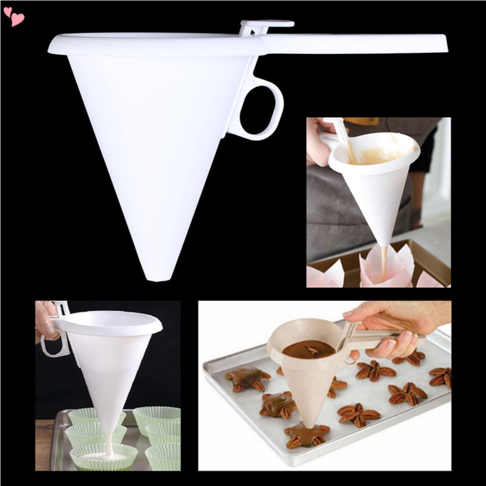 Adjustable Icing Candy Funnel Chocolate Pastry Mold Batter Dispenser ...