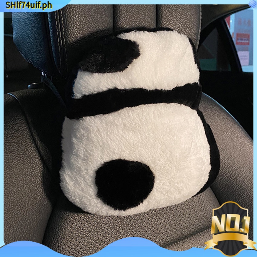 2023 New Creative Cartoon Cute Panda Black White Car Interior ...
