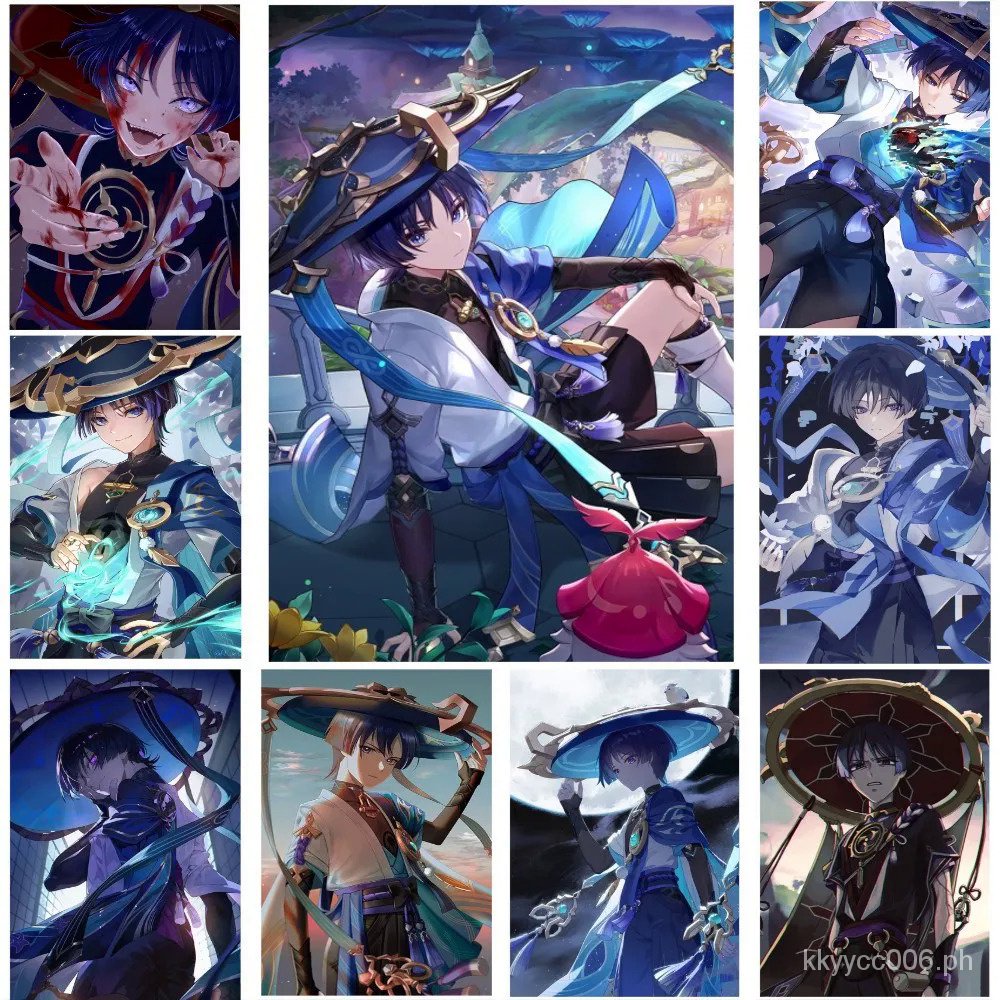 Genshin Impact Scaramouche Poster Paper Print Home Living Room Bedroom ...