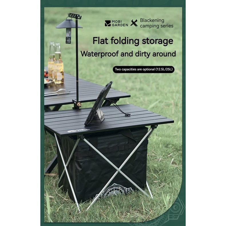 Mobi Garden Black Folding Square PVC Waterproof Storage Bag Collapsible ...