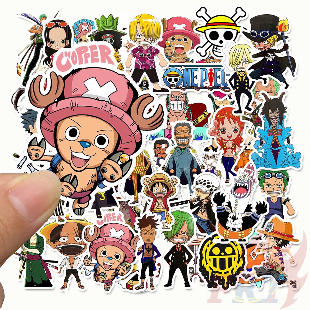 One Piece 50PCS Graffiti Sticker DIY Waterproof Sticker Funny Trunk ...