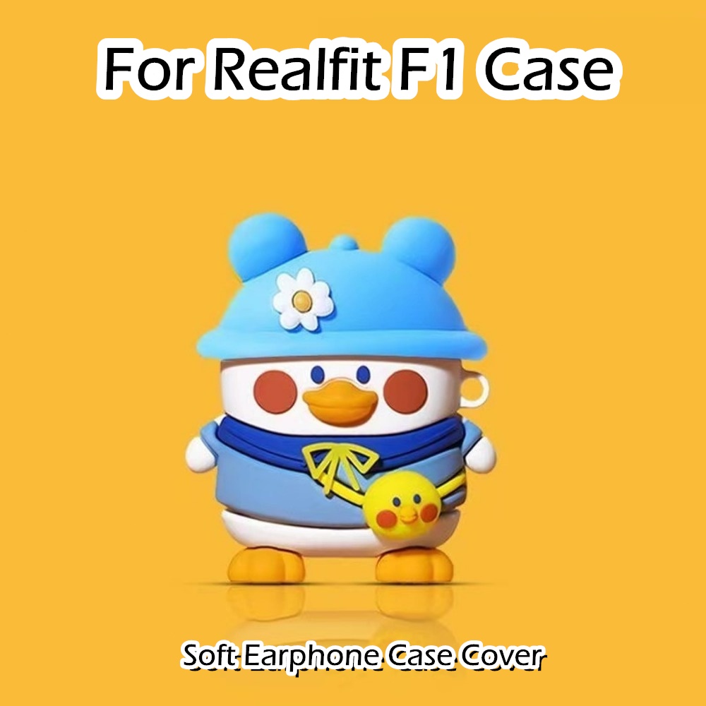 【High quality】For Realfit F1 Case Anti-fall cartoon series Soft ...