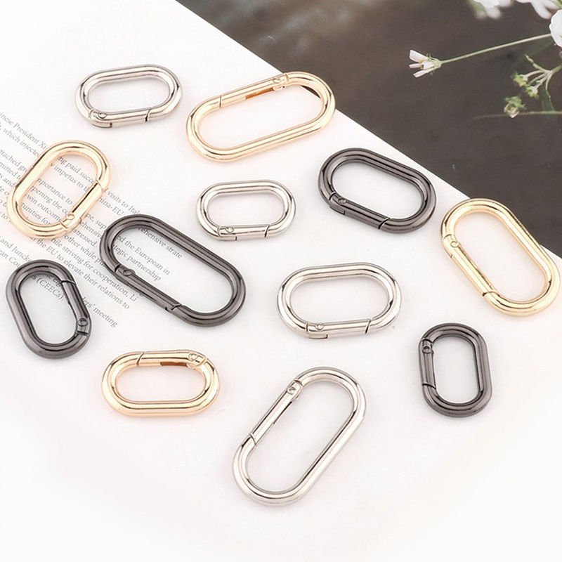 Ingenious Bag Hardware Accessories Lock Round Metal Buckle Detachable ...