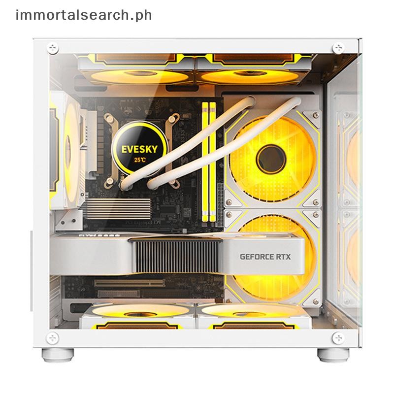 imm 270 Degree Glass PC Case Transparent Desktop Computer Tower For M ...