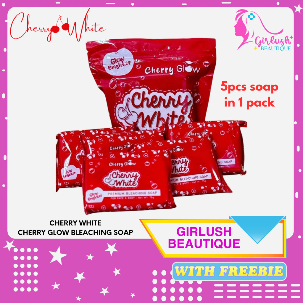 Cherry White Cherry Glow Premium Bleaching Soap | Shopee Philippines