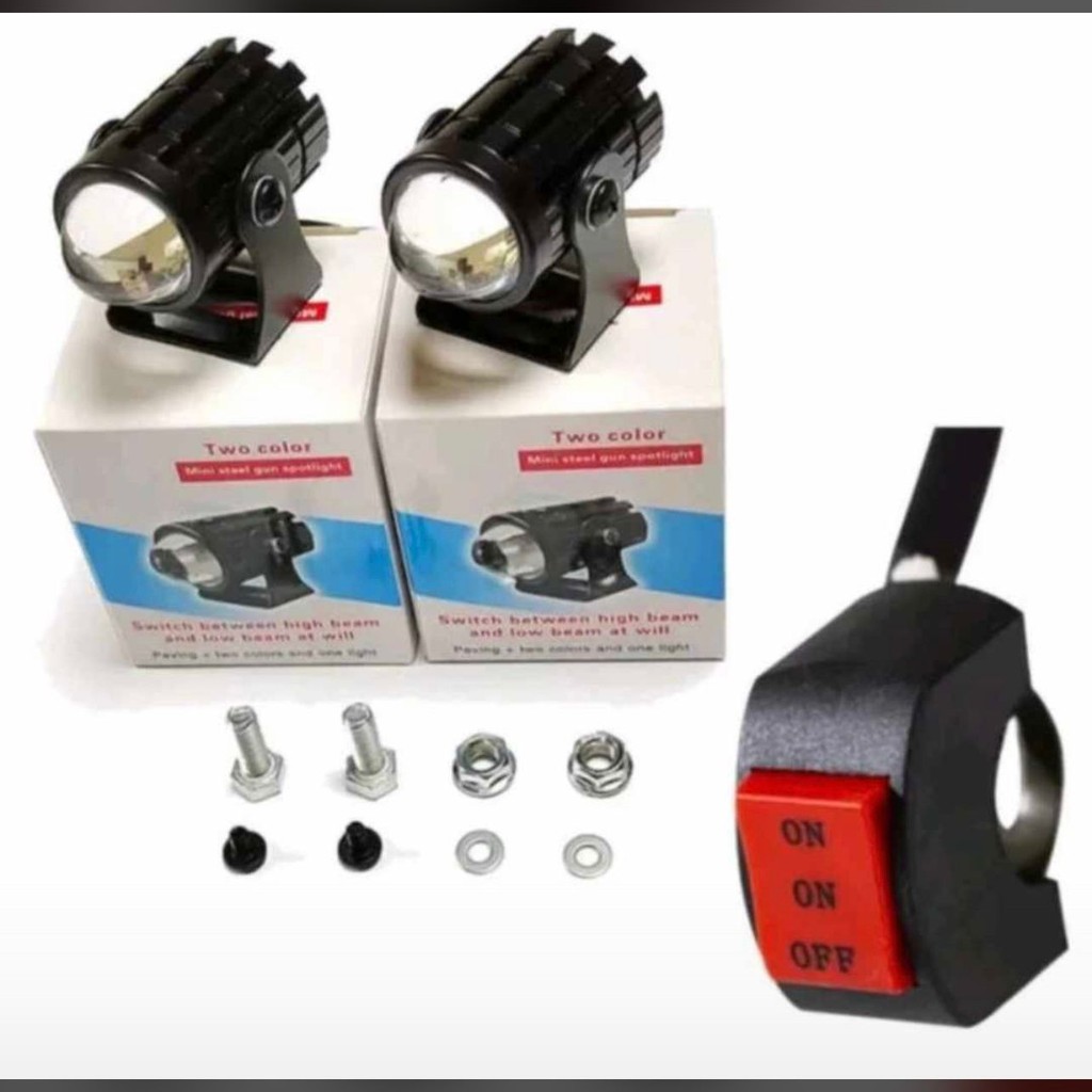 Driving Spotlight ON OFF Mini Spotlight Set 2 Pcs Driving Plus ...