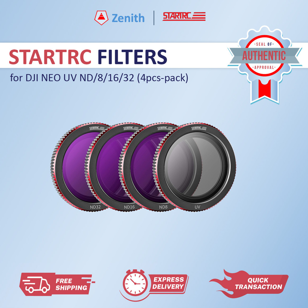 STARTRC Filters for DJI NEO UV ND/8/16/32(4pcs-pack) | Shopee Philippines