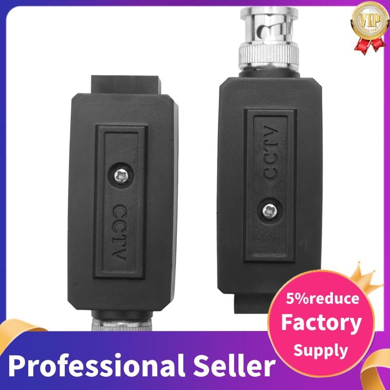 CCTV Camera Coax BNC RJ45 UTP Cat5 Active Video Balun Transceiver Pair Attractive | Shopee ...
