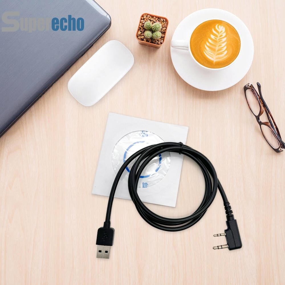 2 Pins Plug USB Programming Cable for TYT DMR Radio MD-380 MD-390 ...