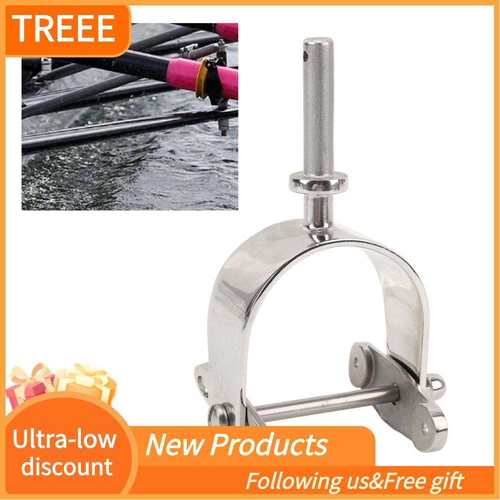 Treee Boat Paddle Fork Stainless Clamp Oarlock Secure Portable ...