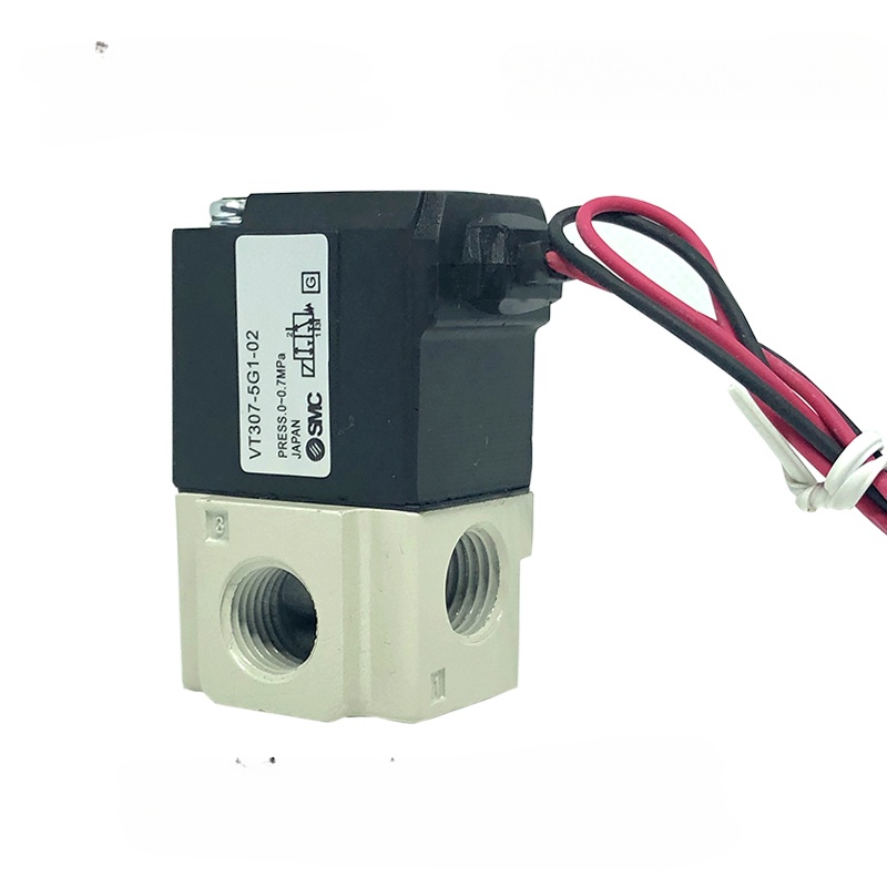 SMC solenoid valve VT307-5G/6G-01/02 Trinity three-way solenoid valve DC12V/24V gas control ...