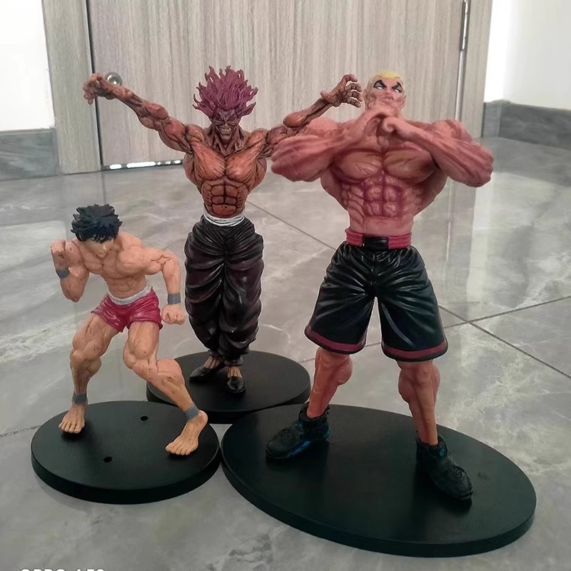 Action Figure Hanma Baki Anime Hanma Yujirō Jack Kaoru Huashan Model ...