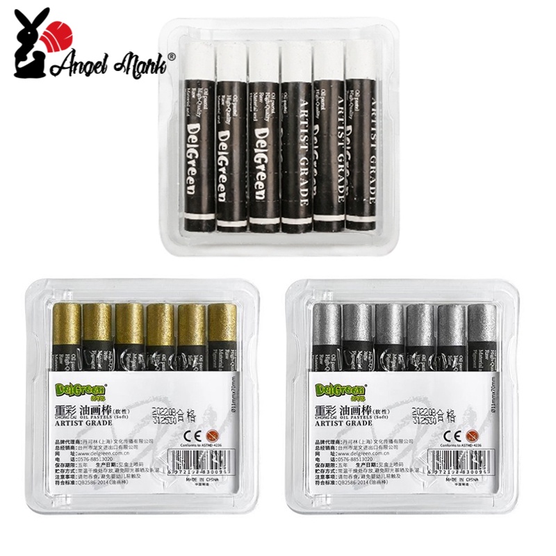 Angel Mark Oil Painting Stick DELGREEN Pearlescent Oil Painting Stick ...